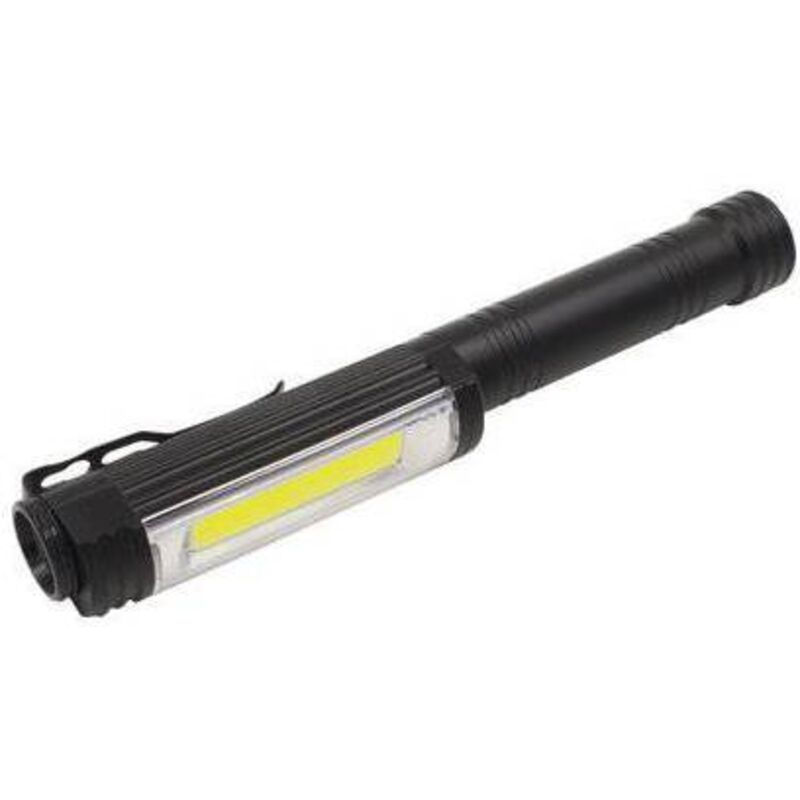 TORCIA LED NERO CALAMITO LUCE QUADRA