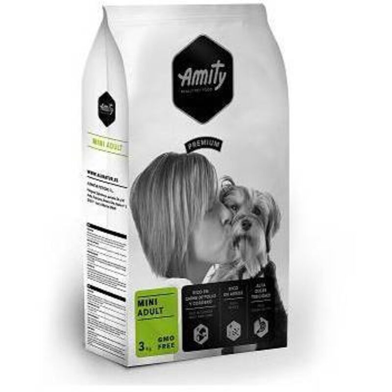 CIBO CANE AMITY 3 KG MINI ADULT POLLO E AGNELLO