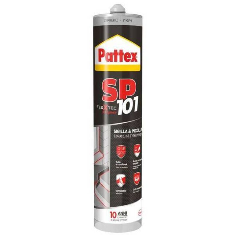 PATTEX SILICONE SP101 GRIGIO 280 ML CARTUC.