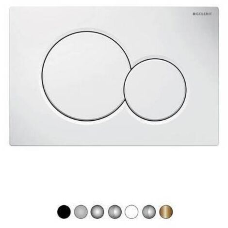 PLAQUE DE COMMANDE MOD. SIGMA01 GEBERIT Dimensions : Blanc