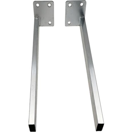 Paire de supports en acier pour lavabos emotion