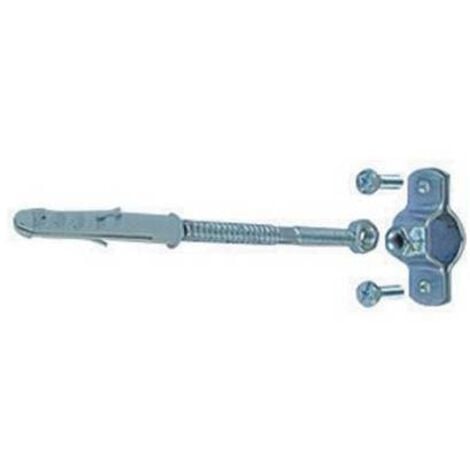 Collier cpe en acier fischer pour tuyaux en polyéthylène