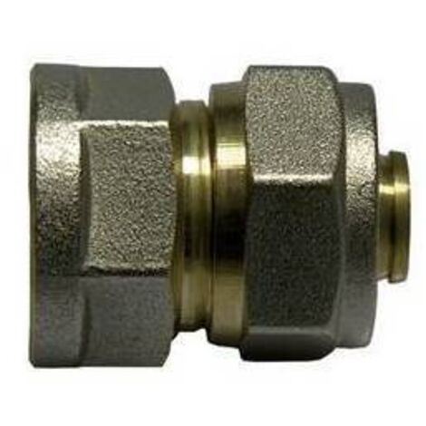 Raccord droit femelle dfx pour multicouche