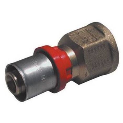 Raccord de presse femelle droite pour multicouche