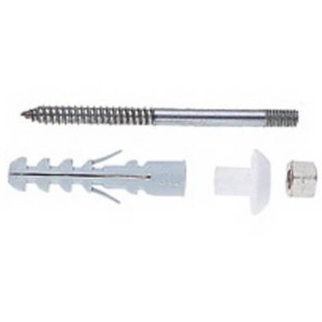 4pcs vis de fixation en fer pour toilettes et bidets