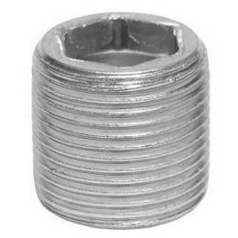 10 x vis simple en acier galvanisé