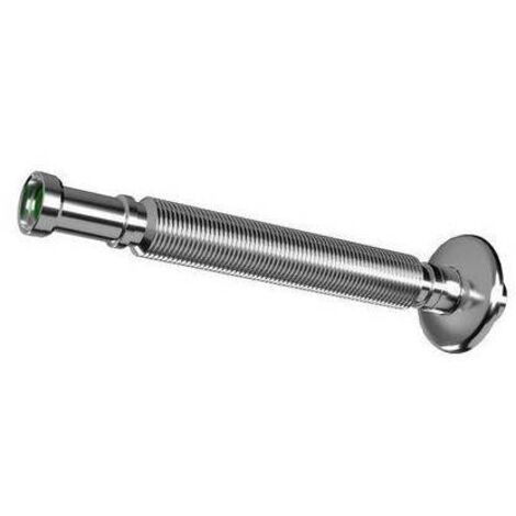 TUYAU EXTENSIBLE MAGIKONE CHROMÉ AVEC ROSACE Dimensions : 1" 1/2 x 40