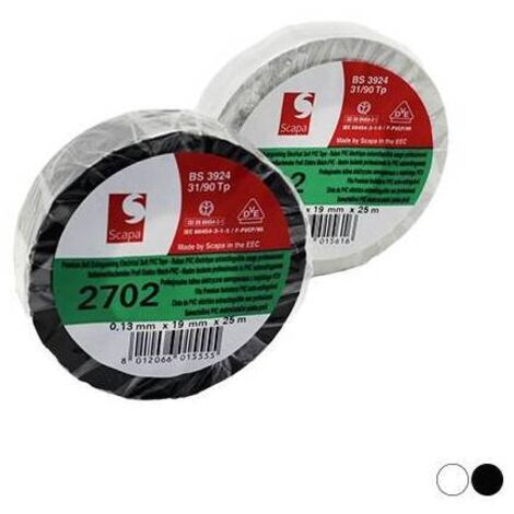 RUBAN ISOLANT 1,9 CM X 25 M Dimensions : Blanc