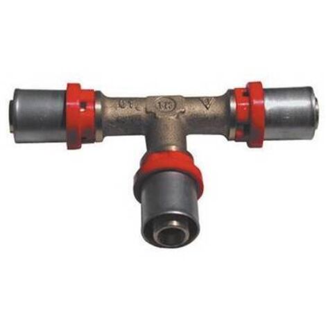 Raccord t-press pour multicouche
