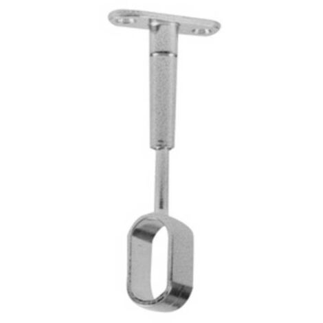 25 x porte-tuyau central ovale regol. tube chrome