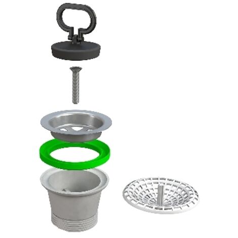 Drain traditionnel pour évier de cuisine