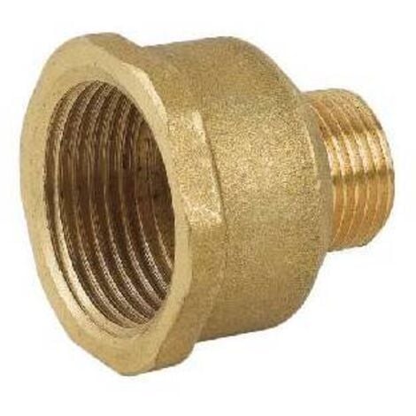 Manchon réduit fm en laiton jaune