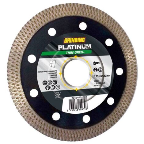 Disque de meulage d.mm.115 platinum thin gres