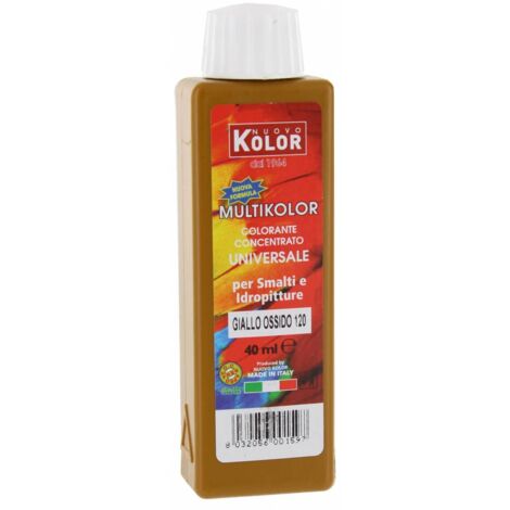 12 x colorant universel ml.40 jaune ocre 120rl