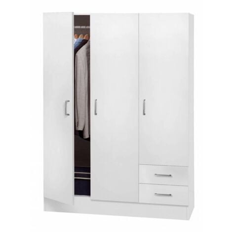 Kit penderie 3a+2c cm.119,5x46,5x184,5h blanc