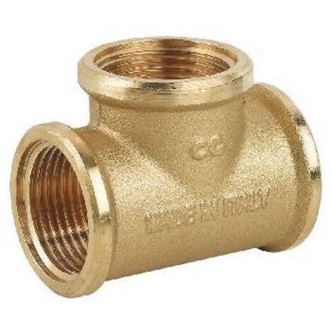 Tee fff en laiton jaune