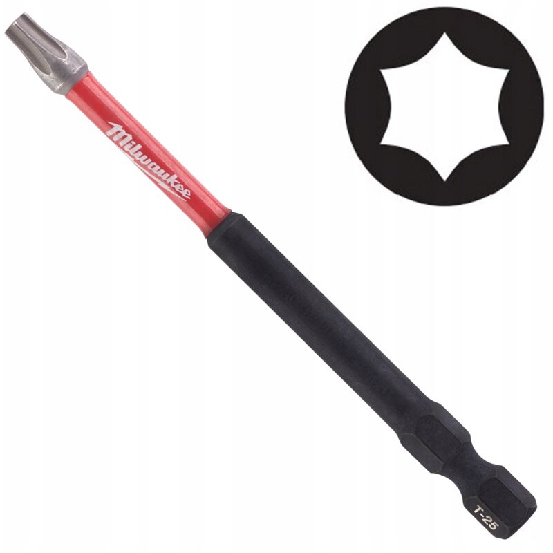 Punta Shockwave Tx25 x90mm MILWAUKEE Ref.4932430883