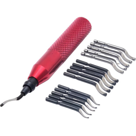 Ebavureur Outil D'ébavurage, Burr Remover avec 15 Lames en 3 Modèles ...