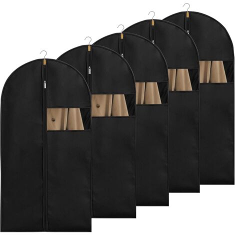 Lot de 5 Housses de Vêtements 100 x 60 cm Anti Poussière Etanche ...