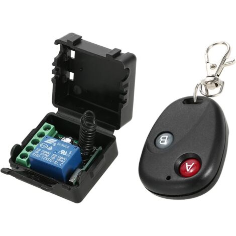 Smart Home 433Mhz DC 12V 1CH Wireless Remote Switch Relay Receiver ...