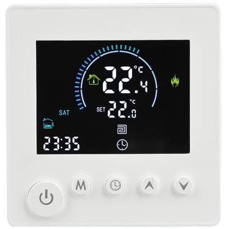 Installation électrique 16A (capteur 3 mètres) - Thermostat intelligent programmable AC 90 V-240 ...