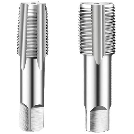 2 Pièces Coffret Tarauds et Filières Kit, 1/2 Pouce Outils de Filetage, 3/4 Pouce Taraud ...