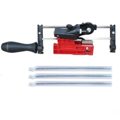 Kit d'affûtage de tronçonneuse avec cadre de guidage et 3 lames de lime ...
