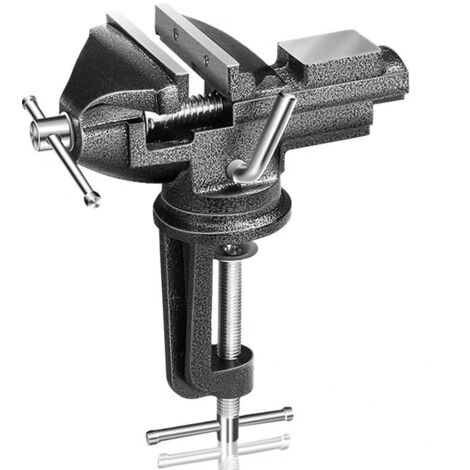Étau de table 80 mm, base pivotante à 360°, étau portable, étau d ...