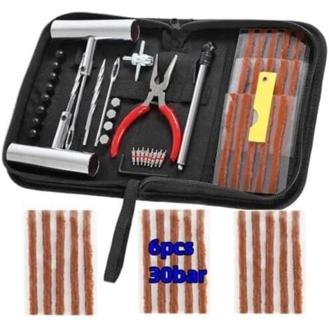 Kit de réparation de pneus - 61 pièces - Joint Rapide - Outils de ...