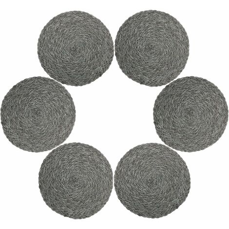 Sets de Table, Lot DE 6 Set de Table Tressé Résistantes à la Chaleur ...