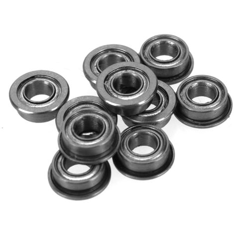10 pièces 3 x 6 x 2,5 mm MF63zz modèle à bride blindé roulement à billes