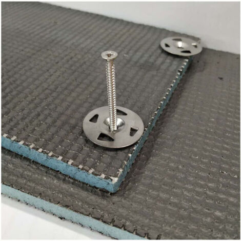 Rondelles de fixation (x100) Inox pour panneaux prêts à carreler