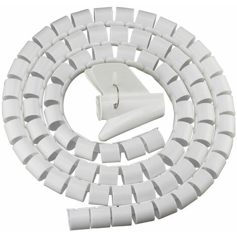 Cache Cable, 10m Gaine Souple Electrique Cable Management pour Ranger ...