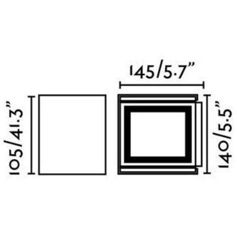 OLAN, applique murale LED d'extérieur, Faro Barcelona