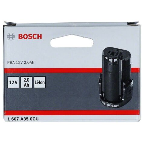 Bosch Akkupack 12 Volt Lithium-Ionen PBA 12 Volt, 2.0 Ah