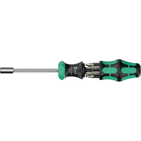 Wera Kraftform Kompakt 27 RA 2, 6-teilig integrierte Ratsche mit ...