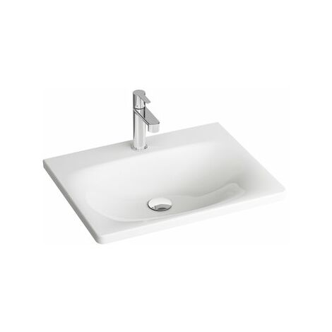 Lavabo de cerámica Balance 500 blanco