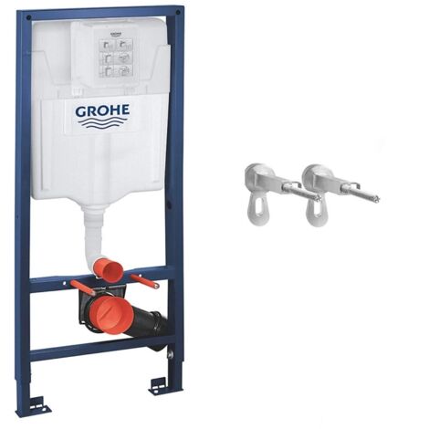 Bastidor GROHE pack cisterna empotrada y pulsador negro mate con ...