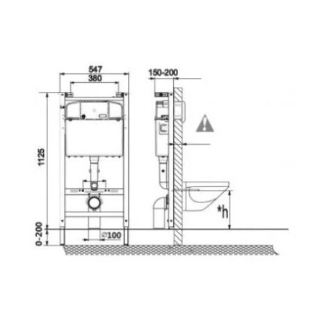 BASTIDOR ROCA ACTIVE PACK CISTERNA EMPOTRADA Y PULSADOR CROMO BRILLO ...