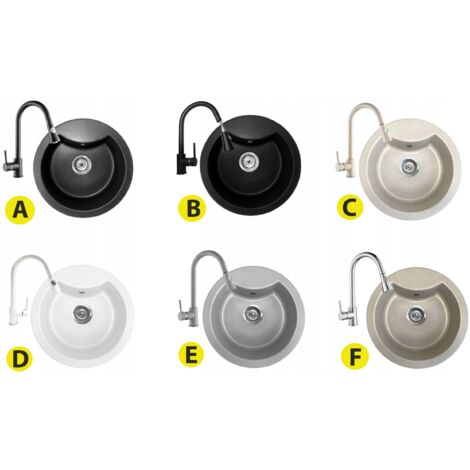 Eclairage en granite evier avec mitigeur 85111847