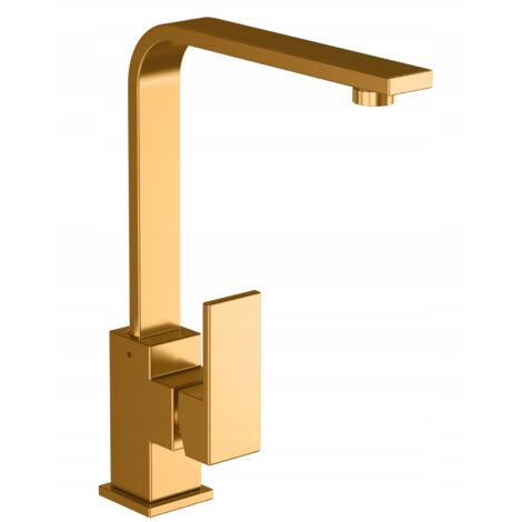 BETA GOLD KITCHEN MIXER + GOLD SIPHON