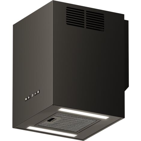 HOTTE CHEMINÉE MURALE NOIRE PONZA MINI W430