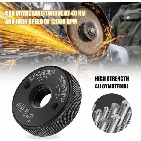 AlwaysH M 14 Quick Clamping Nut, SDS Clic M14 Quick Clamping Nut SDS-Clic M 14 Locking Nut for ...