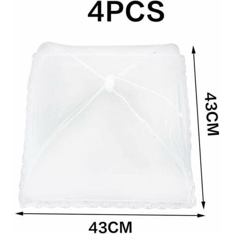 AlwaysH Foldable Food Cover, Mesh Food Cover, Mosquito Net Food Cover ...