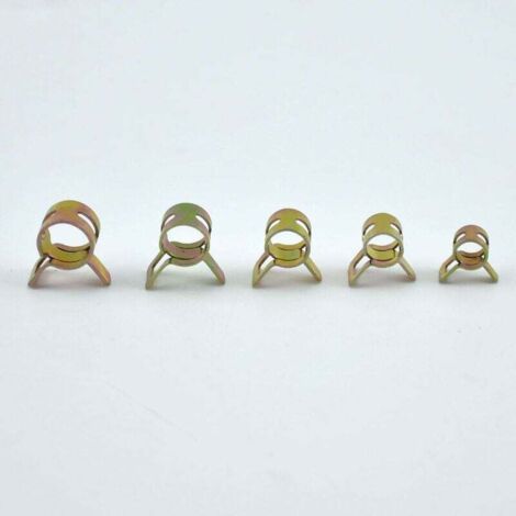 AlwaysH 75PCS Spring Clip Hose Clamp Gasoline Hose Clamps Spring Clip ...