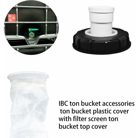 AlwaysH IBC Lid Filter, Nylon Washable IBC Tank Cap with Lid, IBC Tank ...