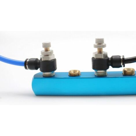 AlwaysH 2 Pieces Pneumatic Fittings, Air Flow Regulator, with Push-in ...