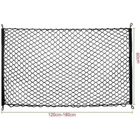 AlwaysH Car Luggage Net, Elastic Nylon Trunk Net 115x60cm Protective ...