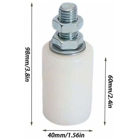 AlwaysH Nylon Upper Guide Olive, 2 Units Rollers for Sliding Door ...