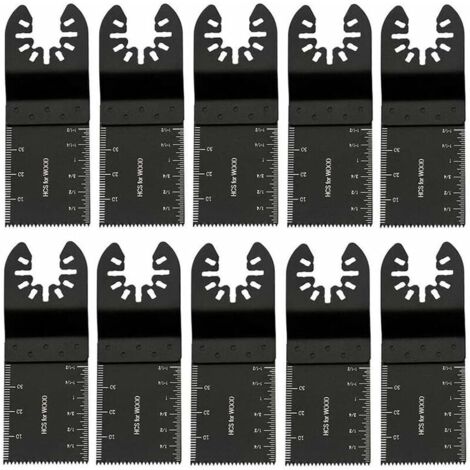 AlwaysH10 Pack Oscillating Multi-Tool Blades Precision Wood Metal ...